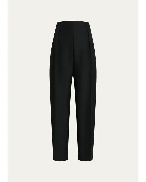 Khaite Somera Barrel-leg Pants