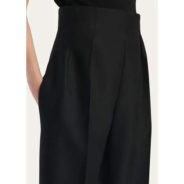 Khaite Somera Barrel-leg Pants