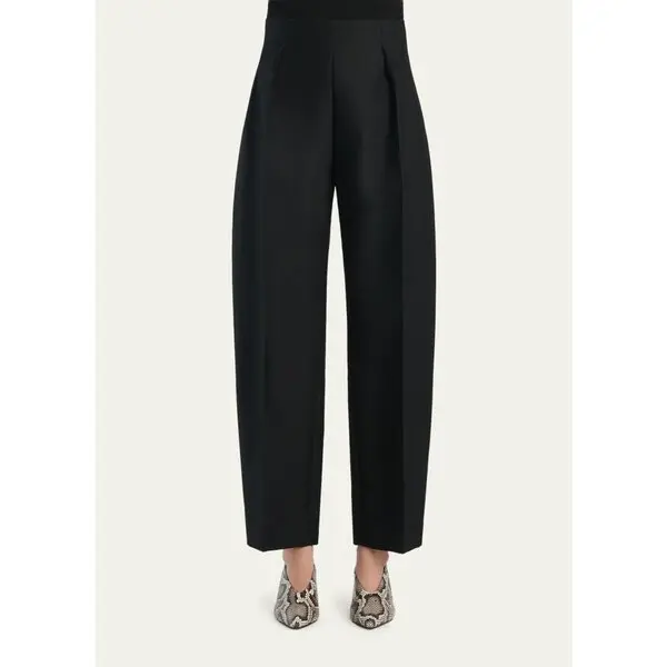 Khaite Somera Barrel-leg Pants