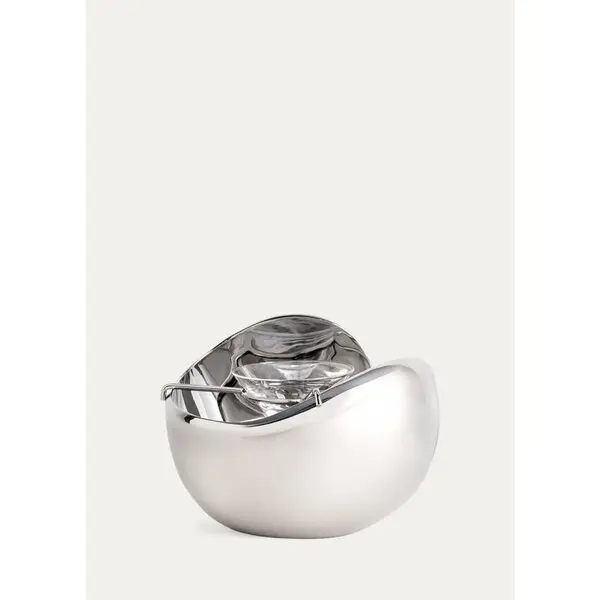L'Objet X Jessica Mccormack Shell Stainless Steel Caviar Dish - Silver