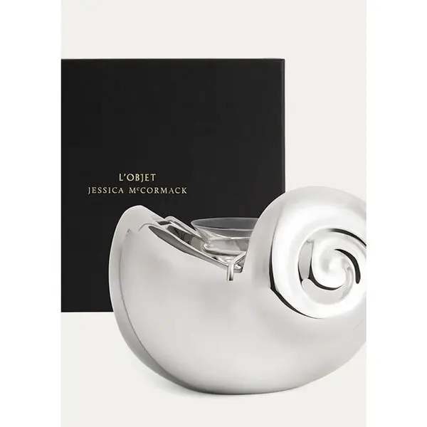 L'Objet X Jessica Mccormack Shell Stainless Steel Caviar Dish - Silver