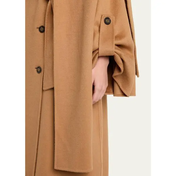 Zimmermann Valiant Wool Scarf Maxi Coat