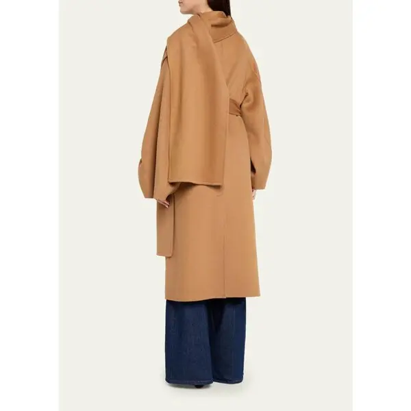 Zimmermann Valiant Wool Scarf Maxi Coat