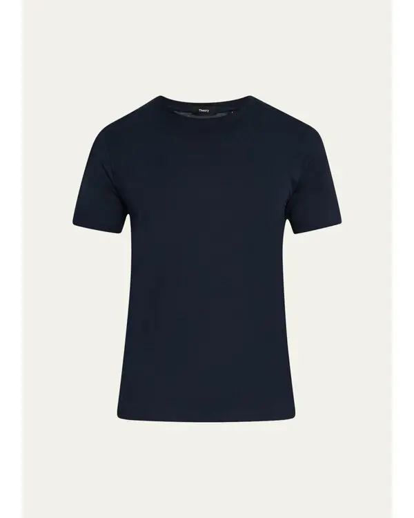Theory Crewneck Precise Tee - Eclipse