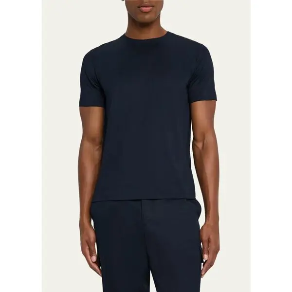Theory Crewneck Precise Tee - Eclipse