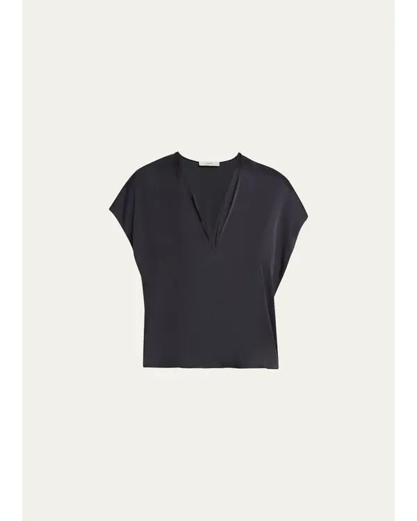 Vince Sleeveless Draped Top