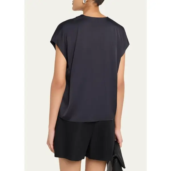 Vince Sleeveless Draped Top