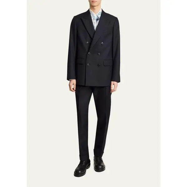 Dries Van Noten Buforden Double-breasted Wool Jacket