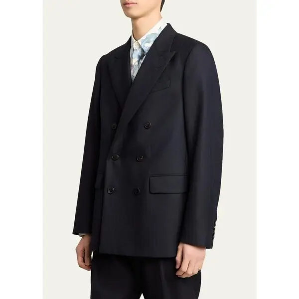Dries Van Noten Buforden Double-breasted Wool Jacket