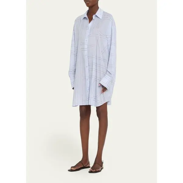 TOTEME Long Summer Shirtdress
