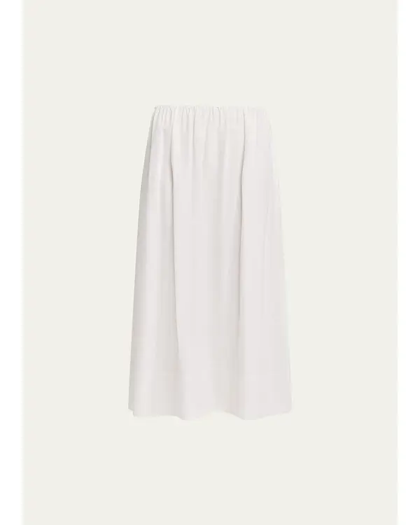 TOCCIN Imogen Linen-cotton Midi Skirt