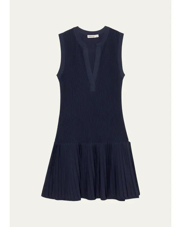 Simkhai Levie Sleeveless Knit Mini Dress