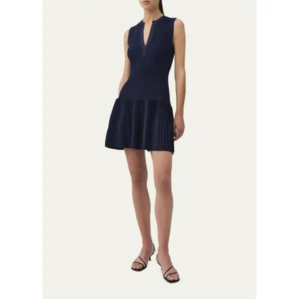 Simkhai Levie Sleeveless Knit Mini Dress