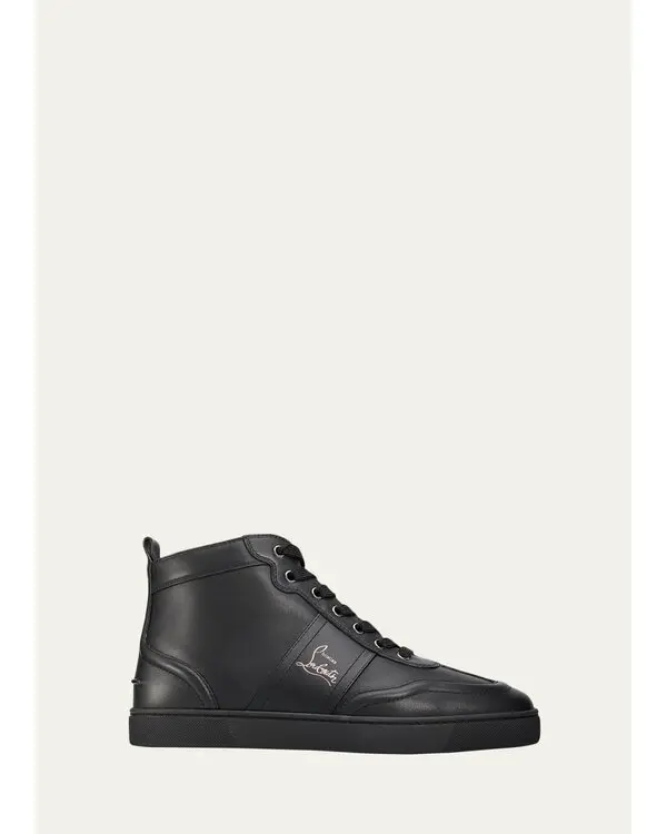 CHRISTIAN LOUBOUTIN Retero High-top Sneakers In Leather