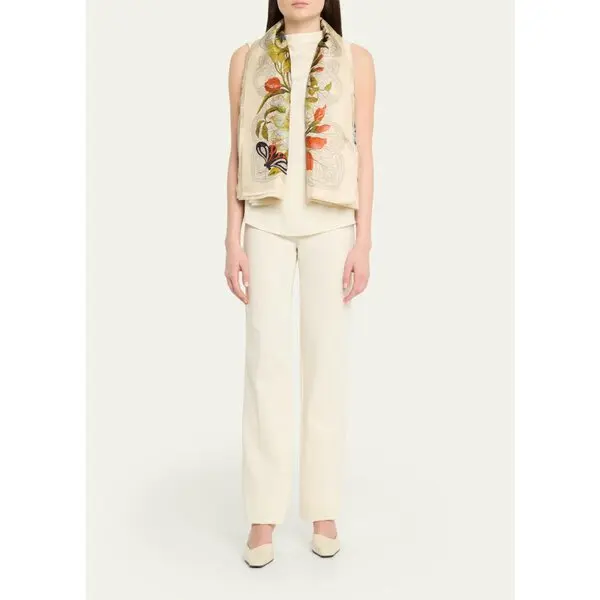 Etro Boheme Floral Silk Scarf