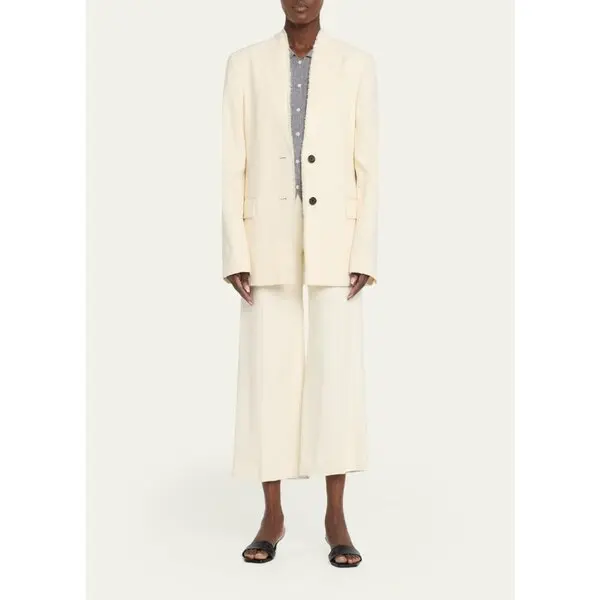 TOTEME Raw Lapel Wool Sport Coat