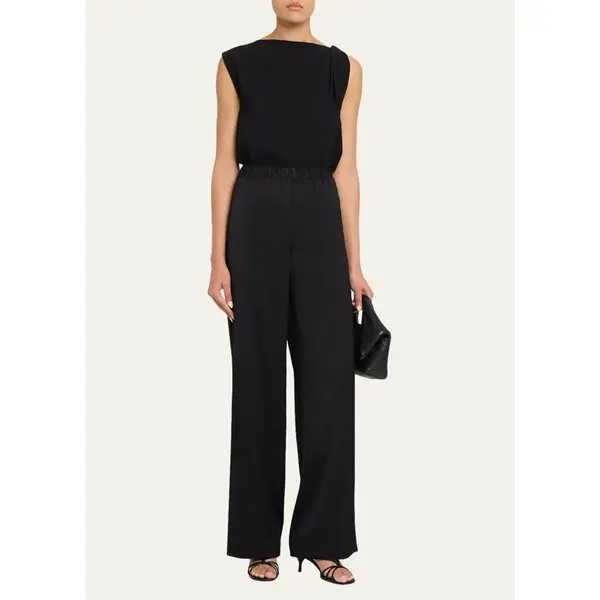 Vince Draped Shoulder Top - Blush Cloud
