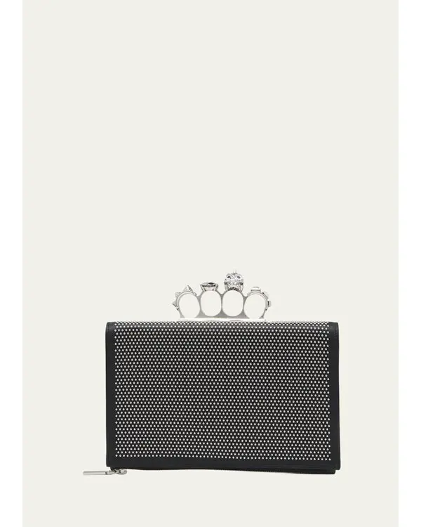 Alexander McQueen Punk Studded Flat Pouch Bag