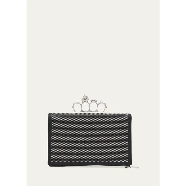 Alexander McQueen Punk Studded Flat Pouch Bag