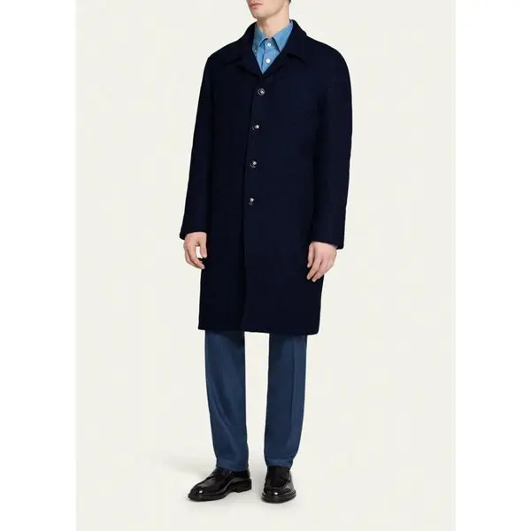 Kiton Cashmere Long Car Coat