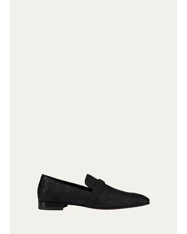 CHRISTIAN LOUBOUTIN Dandydeco Flat Jacquard Loafers