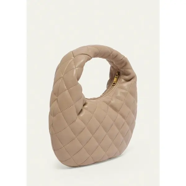 Saint Laurent Icarino Baby Quilted Leather Hobo Bag - Black