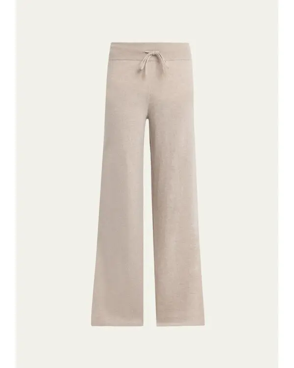 LISA YANG Sofi Cashmere Straight-leg Pull-on Trousers