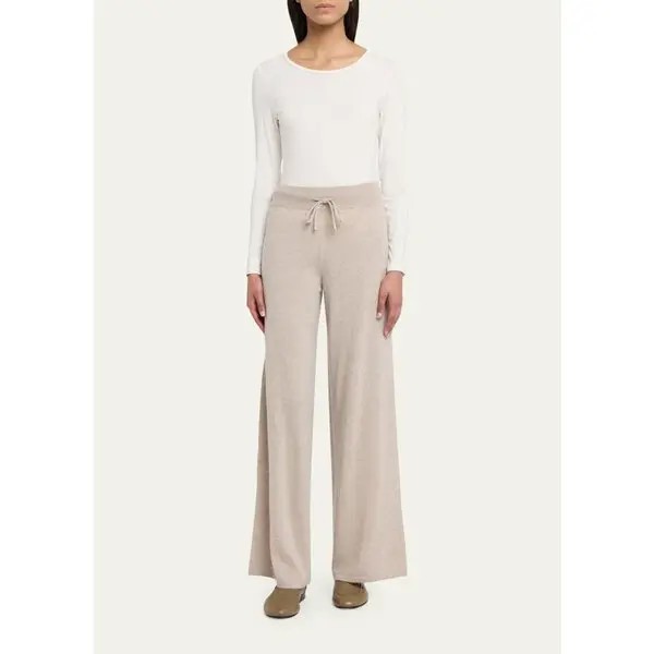 LISA YANG Sofi Cashmere Straight-leg Pull-on Trousers