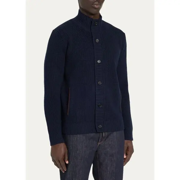 MAURIZIO BALDASSARI Brenta Knit Cotton Cardigan