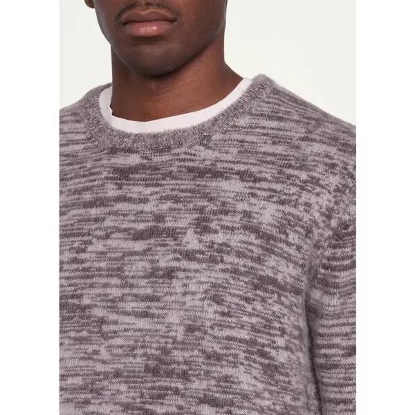 MAURIZIO BALDASSARI Space-dyed Cotton Crewneck Sweater