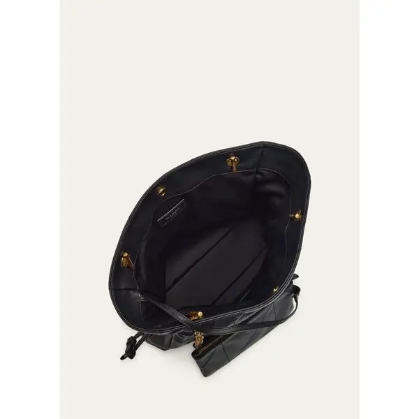 Saint Laurent Jamie Small Drawstring Leather Tote Bag