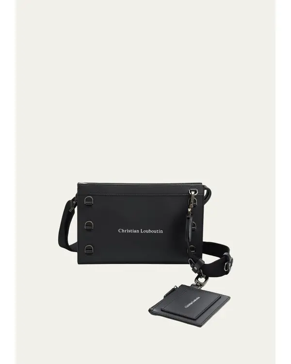 CHRISTIAN LOUBOUTIN Kosmica Mini Leather Crossbody Bag