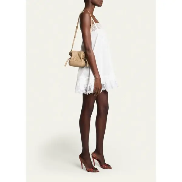 Saint Laurent Jamie Mini Quilted Leather Shoulder Bag - Beige