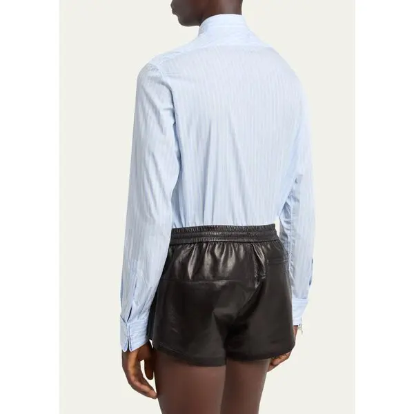 TOM FORD Cotton Multi-stripe French Cuff Sport Shirt