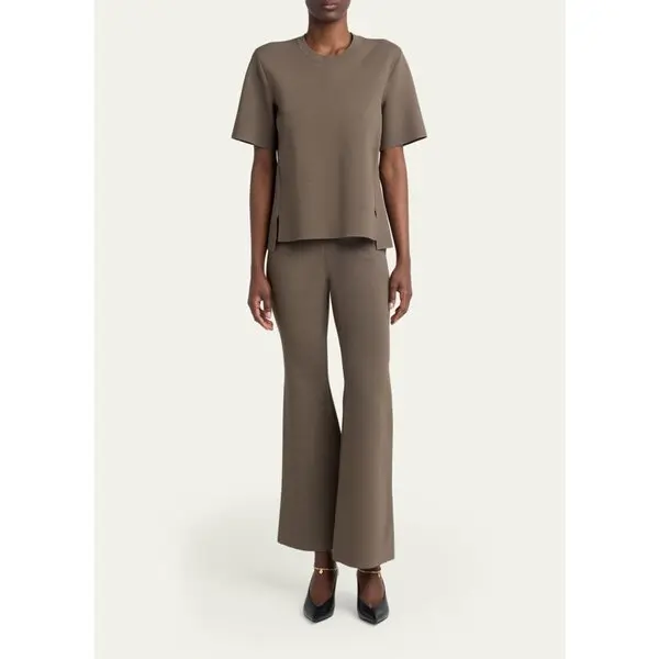 Stella McCartney Compact Knit Iconic Flared Pants