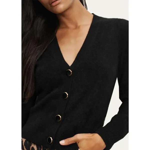 Veronica Beard Solene Brushed Cashmere Cardigan