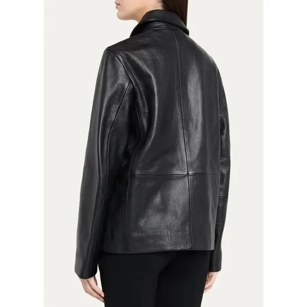TOTEME Grained Leather Jacket