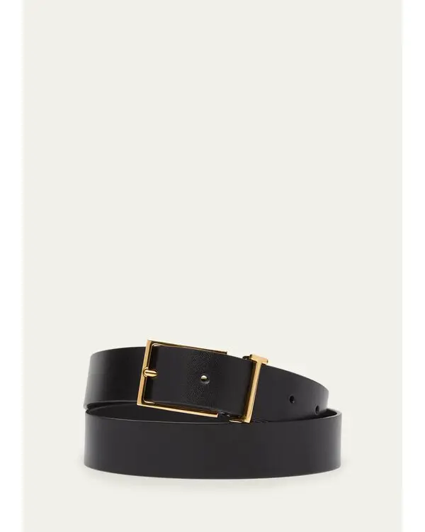 TOM FORD Leather T Loop Belt
