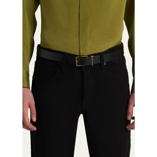 TOM FORD Leather T Loop Belt