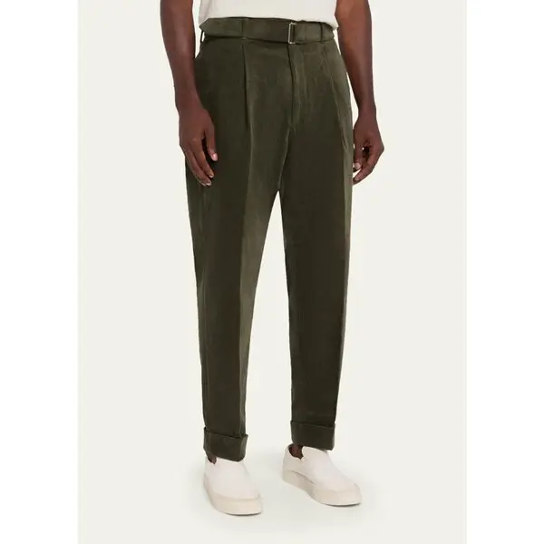 Officine Générale Hugo Corduroy Belted Trousers