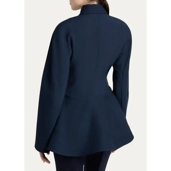 Stella McCartney Dolman-sleeve Wool Peplum Jacket