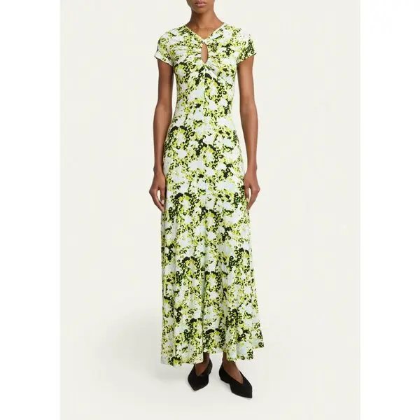 Proenza Schouler White Label Neolani Printed Jersey Maxi Dress