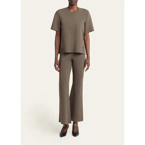 Stella McCartney Iconic Compact Knit Short-sleeve Top