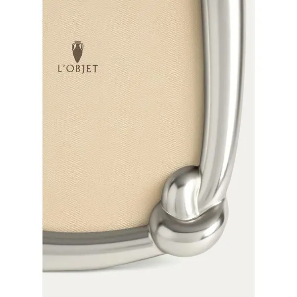 L'Objet Knot Frame, 5" X 7 - Silver