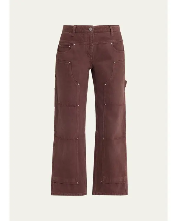3.1 Phillip Lim Denim Carpenter Pants - Espresso