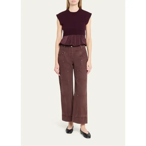 3.1 Phillip Lim Denim Carpenter Pants - Espresso