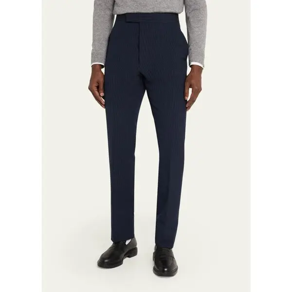 Thom Browne Stripe Cotton Tailored Pants