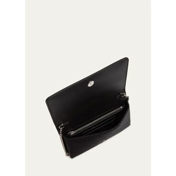 Valentino Garavani Crystal Vlogo Satin Top-handle Bag