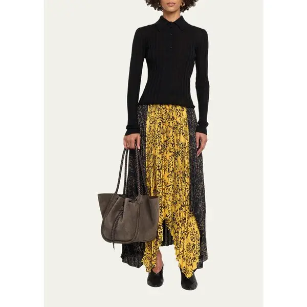 Proenza Schouler Monet Ribbed Top