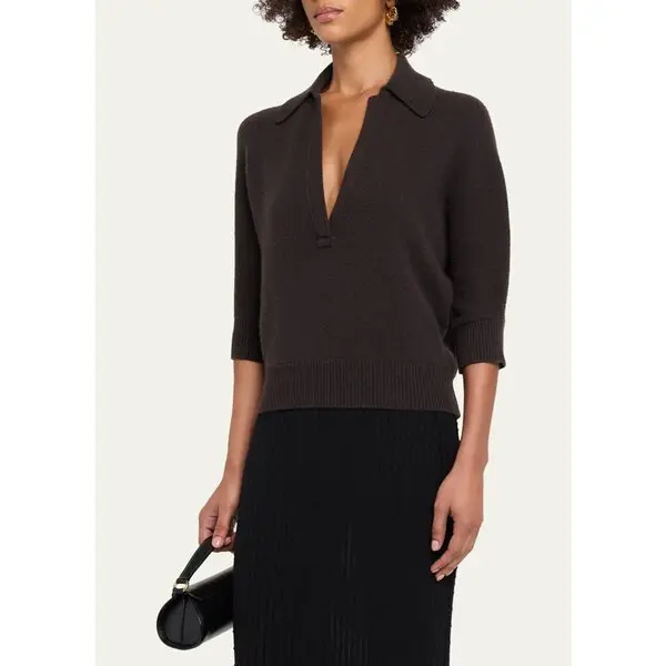 Proenza Schouler Vella Cashmere Top - Blush